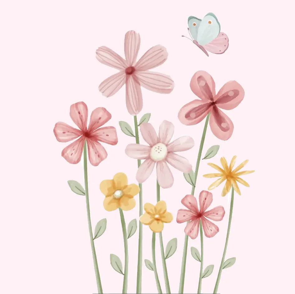 Little Dutch Flowers & Butterflies - Pink – Zidar Kid