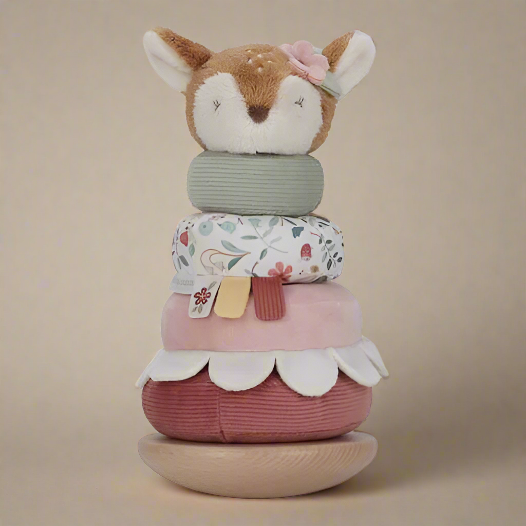 Little Dutch Fairy Garden Wooden Rocking Ring Stacking Toy – Zidar Kid