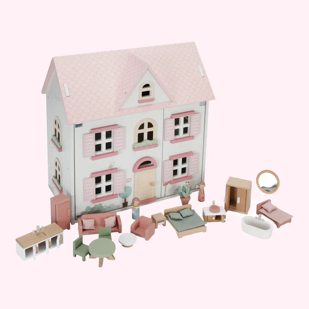 Little Dutch Wooden Dollhouse with Furniture – Zidar Kid