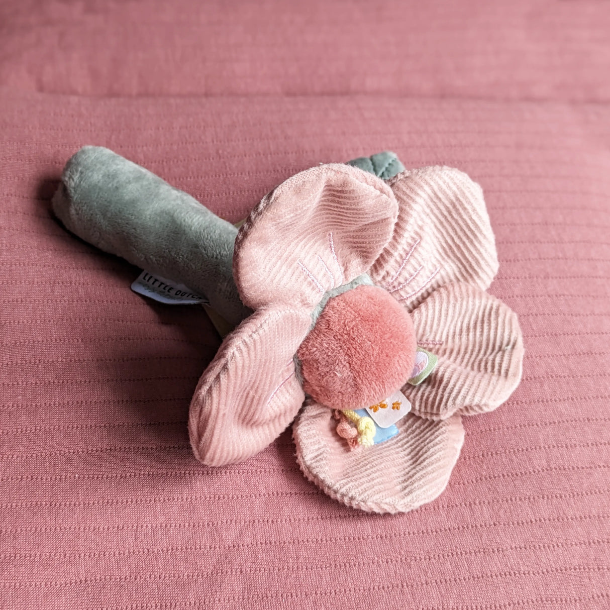 Little Dutch Soft & Sensory Baby Flower Rattle - Flowers and ...