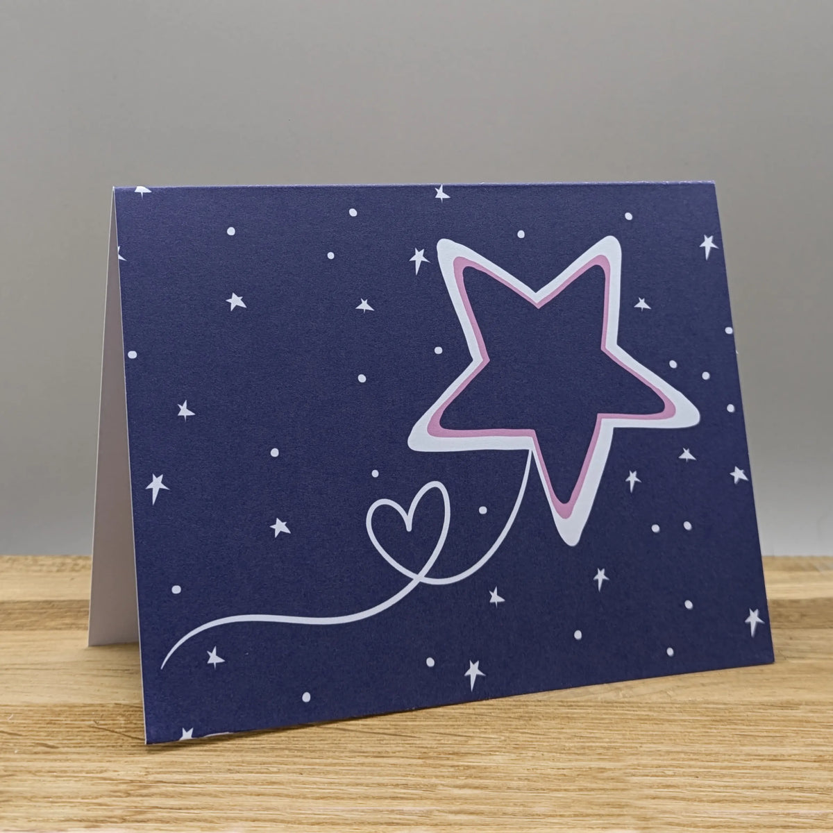 Shooting Star Greeting Card by Elena – Zidar Kid