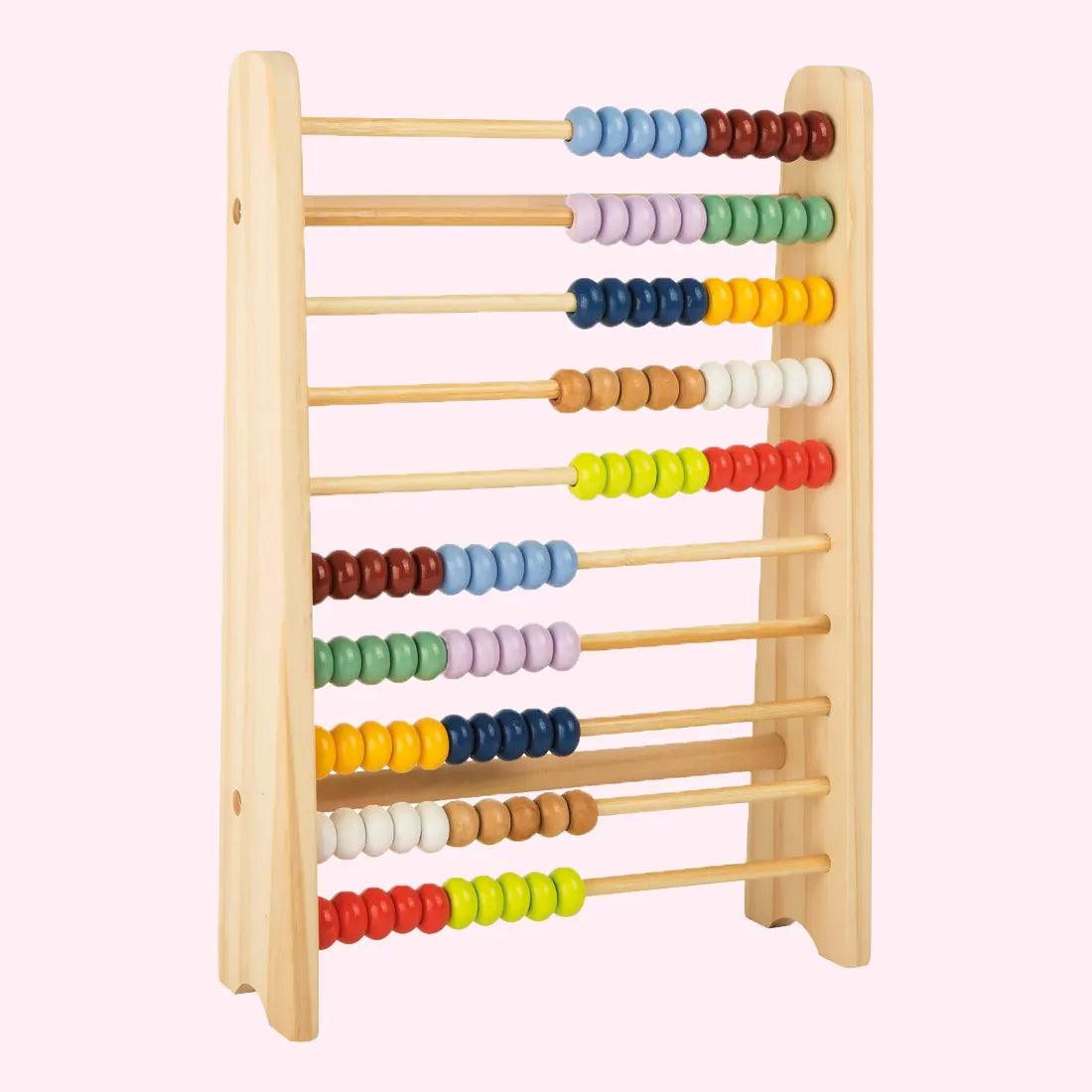 Small Foot Wooden Montessori Early Learning Abacus – Zidar Kid
